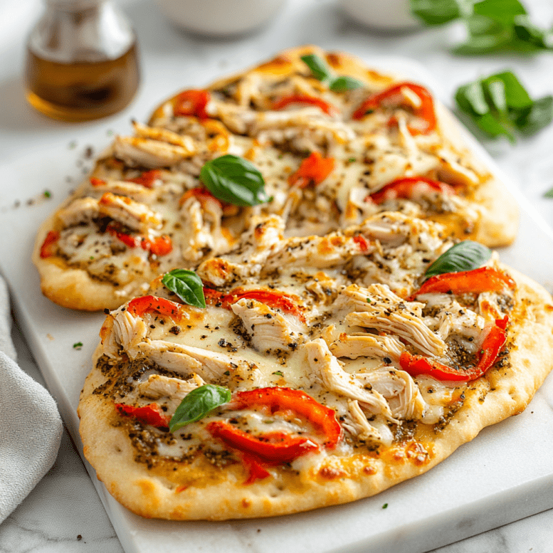 20 Mouthwatering Chicken Flatbread Ideas for Quick and Easy Meals